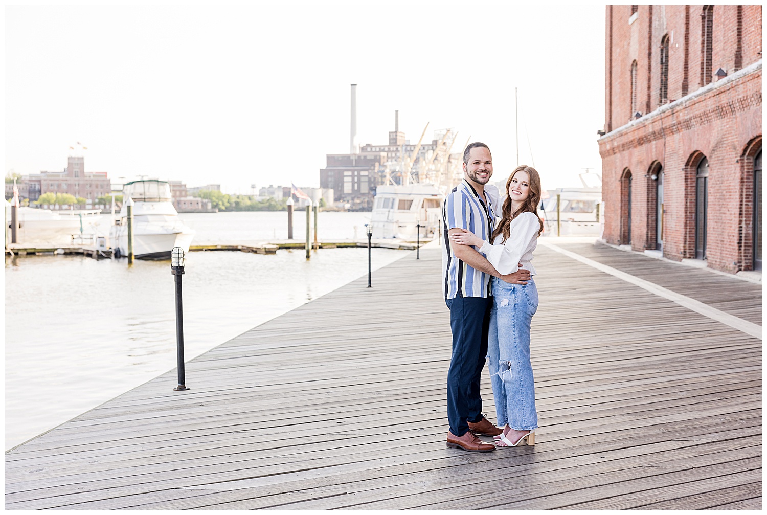 EVE + STEFAN {ENGAGED} FELLS POINT BALTIMORE ENGAGEMENT SESSION 2023 ...