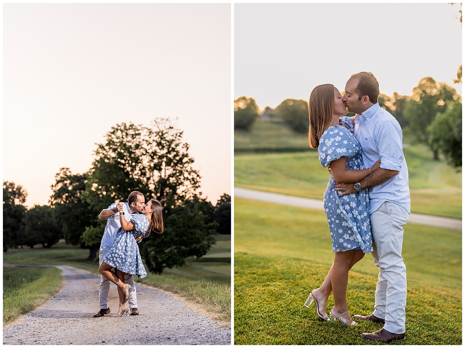Abigail + Vince {engaged} | Baltimore Country Club Engagement Session ...
