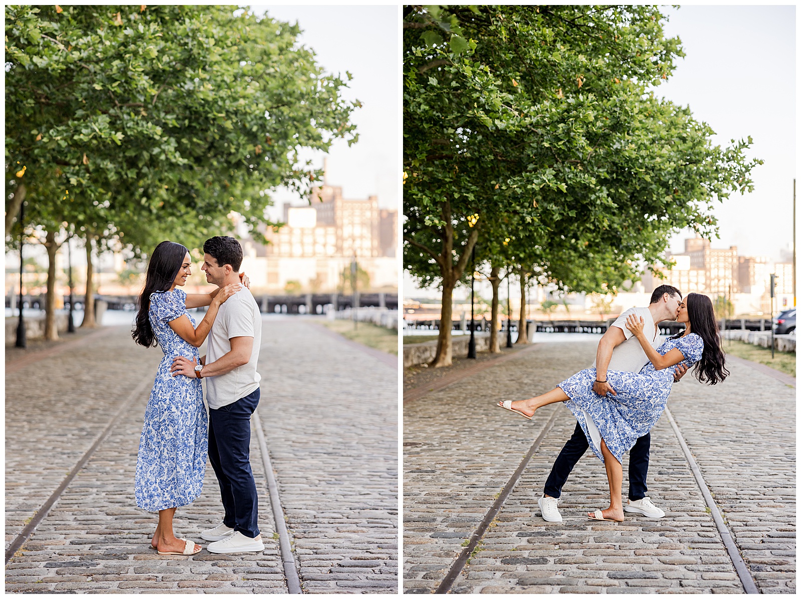 Marina + Eddie {engaged} | Fells Point Baltimore Engagement Session ...