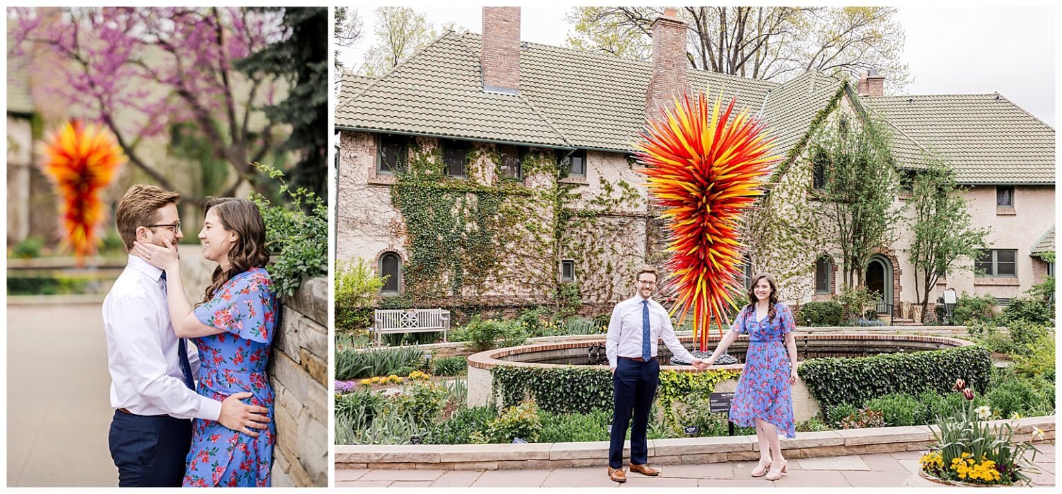 Colleen + Brian {engaged} | Denver Botanical Gardens Engagement Session ...